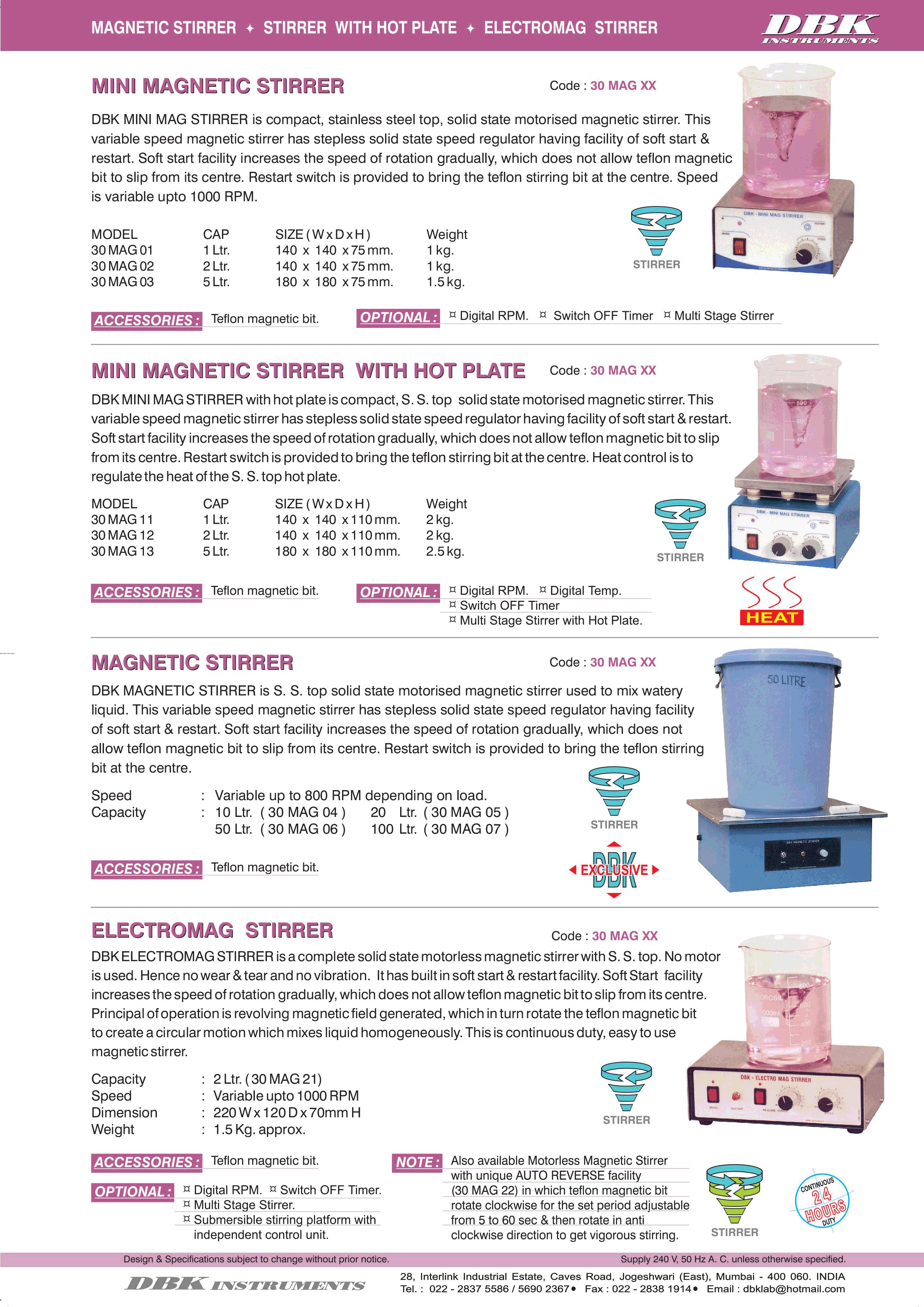 Products-DBK Instruments